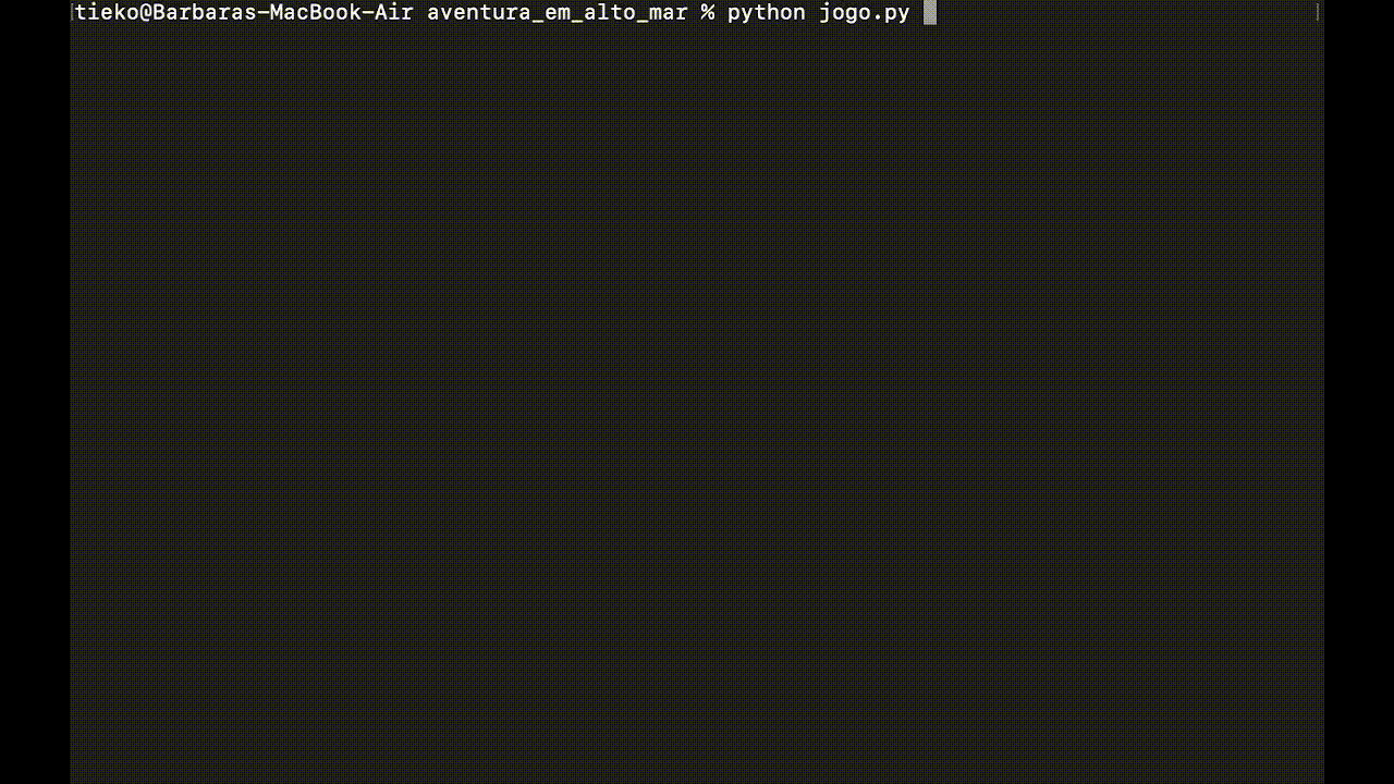 Projeto Individual - Aventura em alto mar! - Developer Life